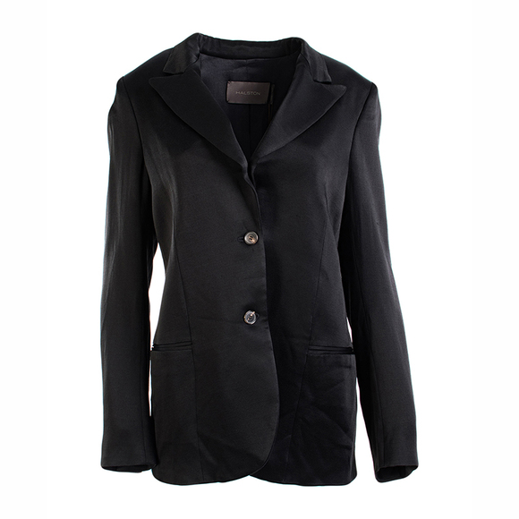 Halston Heritage | Jackets & Coats | Halston Black Classic Jacket ...